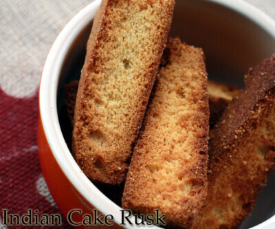 Indian Cake Rusk - Cook With Manali