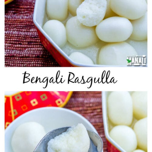 Bengali Rasgulla - Cook With Manali