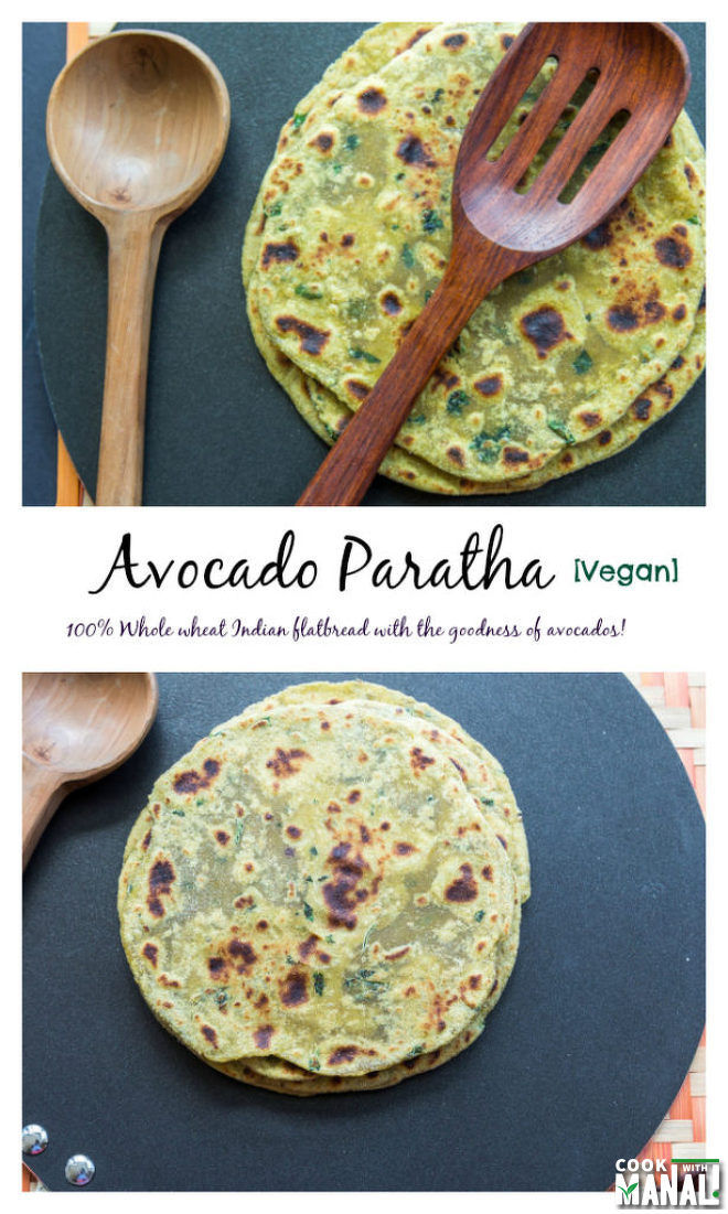 Avocado Paratha - Cook With Manali
