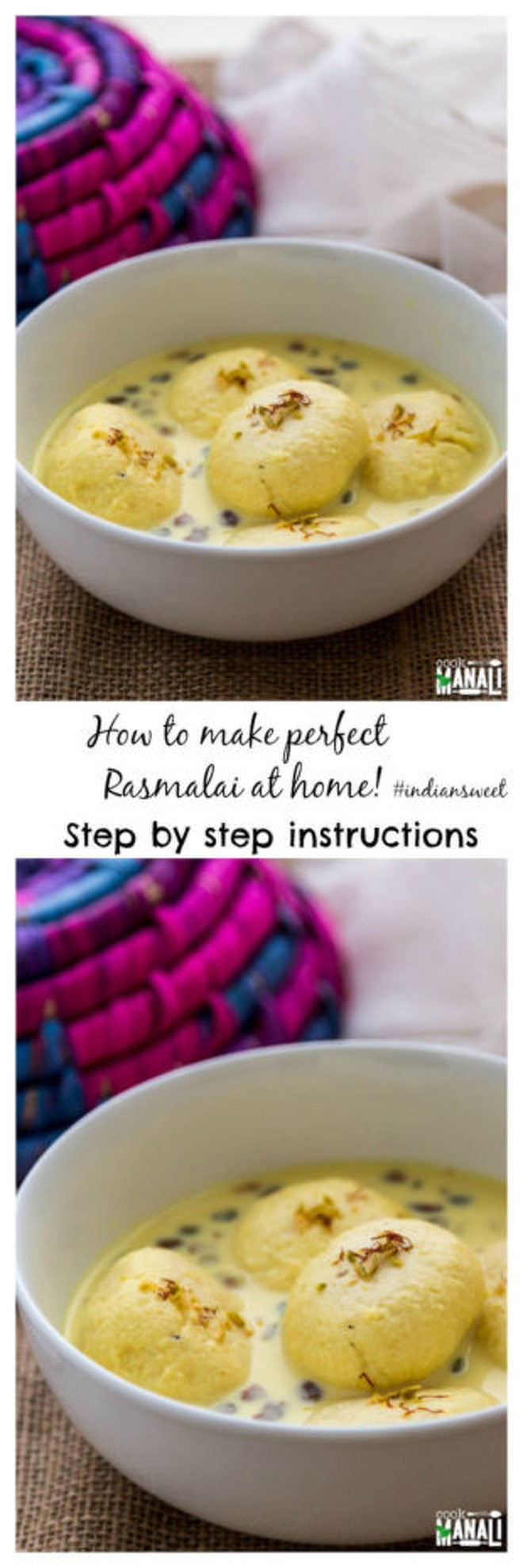 How To Make Soft Rasmalai At Home - Cook With Manali