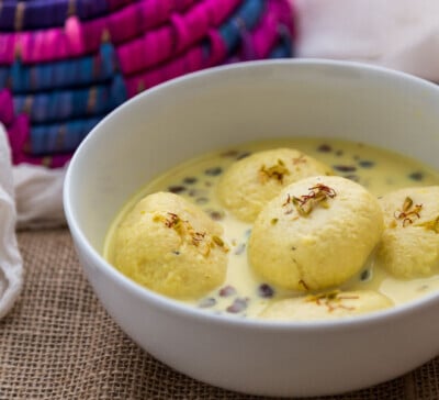 Kesar Rasmalai Recipe - Cook With Manali