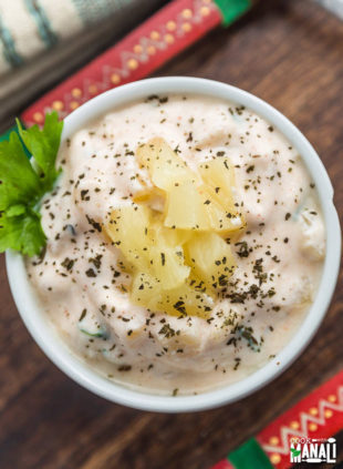 Pineapple Raita - Cook With Manali