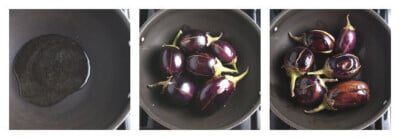 Baghare Baingan - Eggplant Curry With Coconut & Peanuts - Cook With Manali