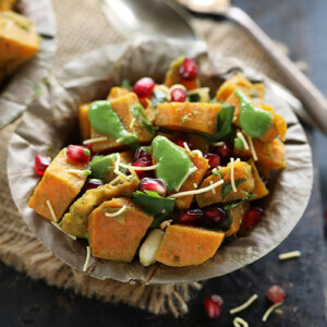 Sweet Potato Chaat - Cook With Manali