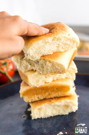 Homemade Pav - Cook With Manali
