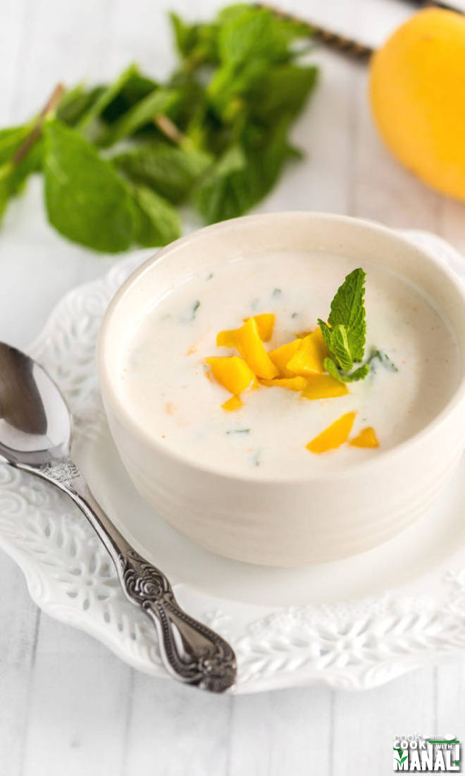 Mango Mint Raita - Cook With Manali