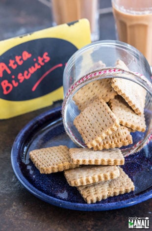 Atta Biscuits (Wheat Cookies) - Cook With Manali
