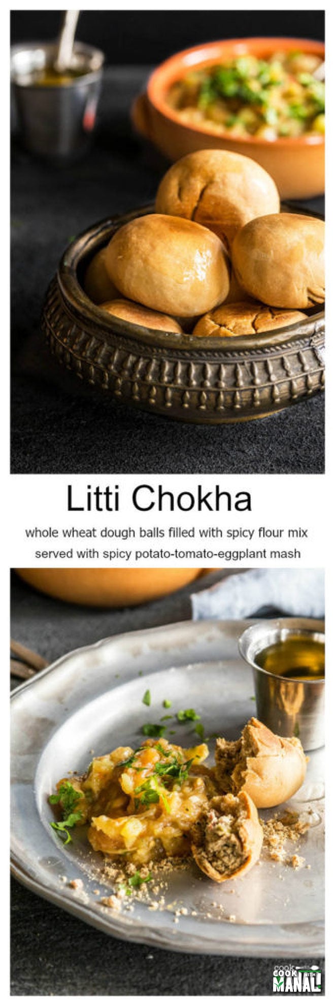 Litti Chokha - Cook With Manali