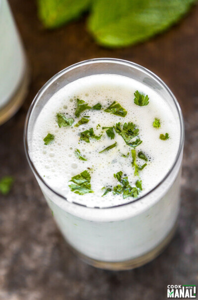 Masala Chaas (Spiced Buttermilk) - Cook With Manali