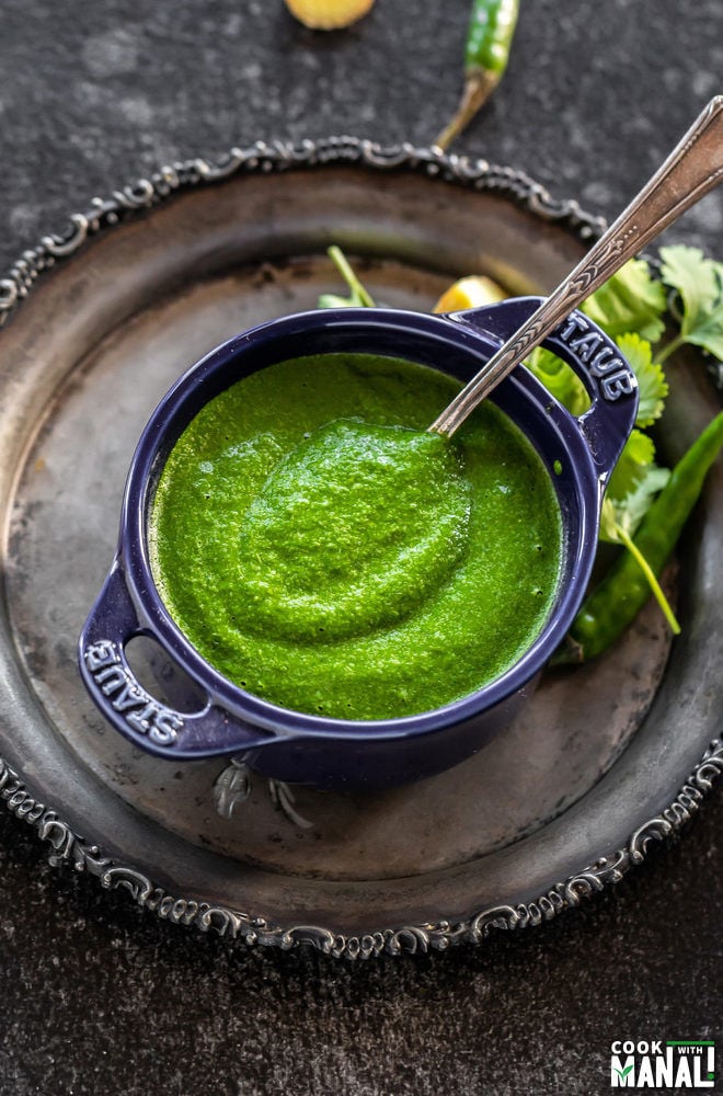 Cilantro Chutney - Cook With Manali