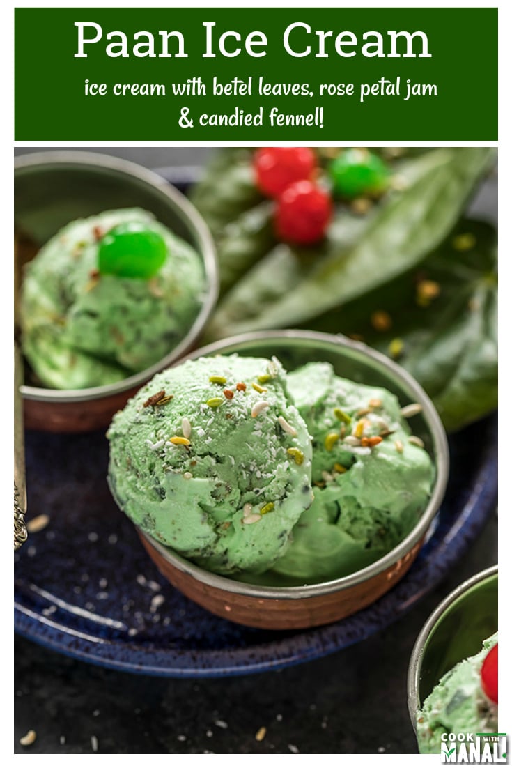 Easy Paan Ice Cream - Cook With Manali