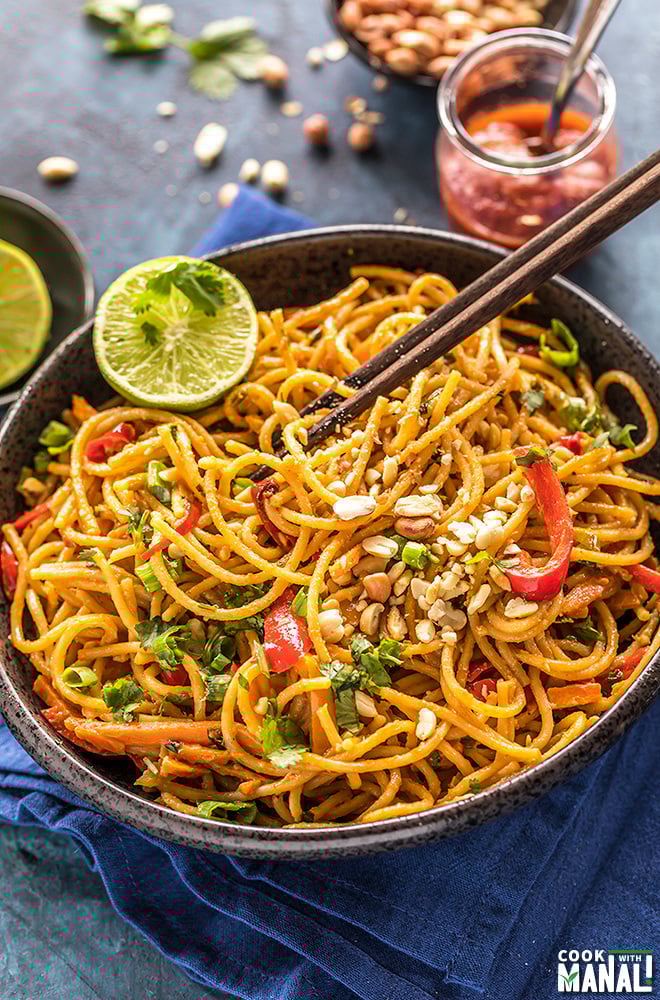 Instant Pot Thai Peanut Noodles - Mama Miia Recipes Instant Pot Thai Peanut Noodles - Mama Miia Recipes