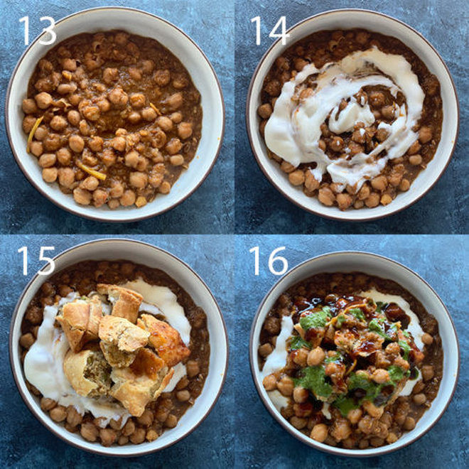 Samosa Chaat - Cook With Manali