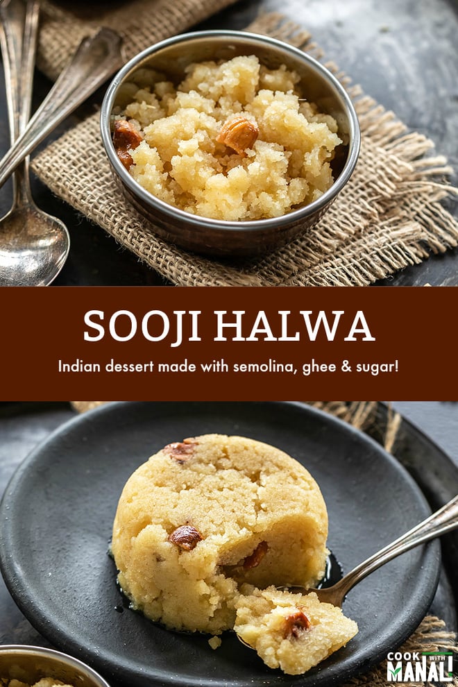 Sooji Halwa - Cook With Manali