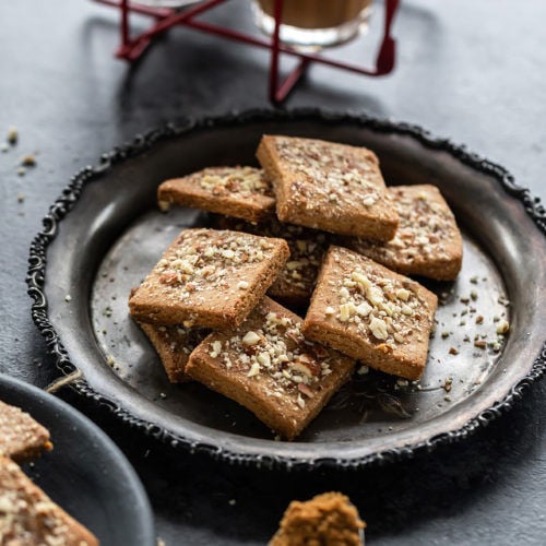 Vegan Almond Jaggery Cookies - Cook With Manali