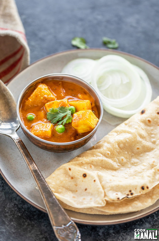 Instant Pot Aloo Matar Paneer - Cook With Manali