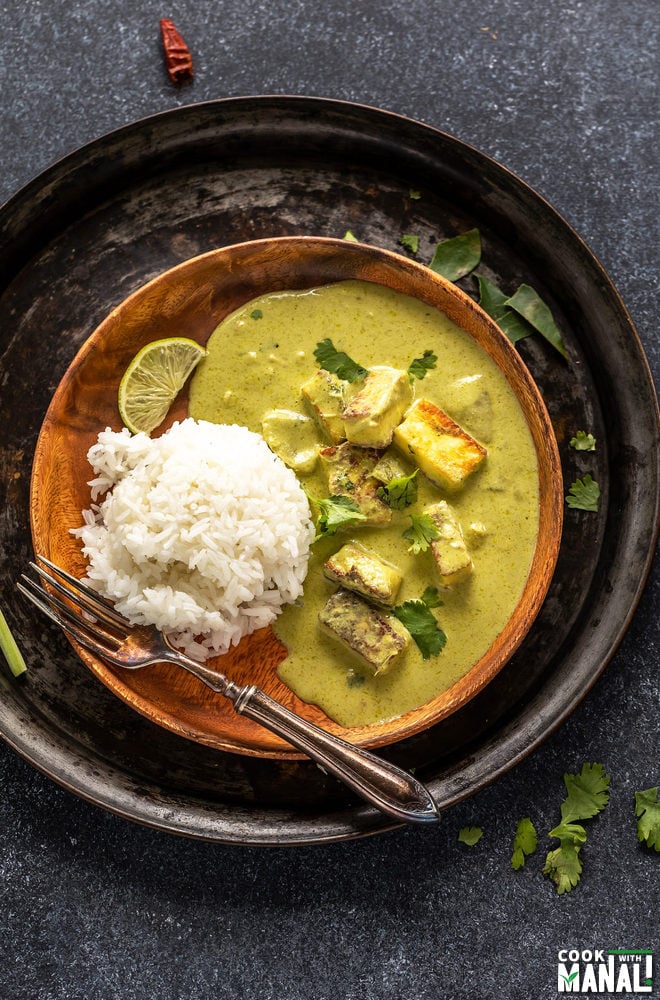 Paneer Lemongrass Coconut Curry - Cook With Manali