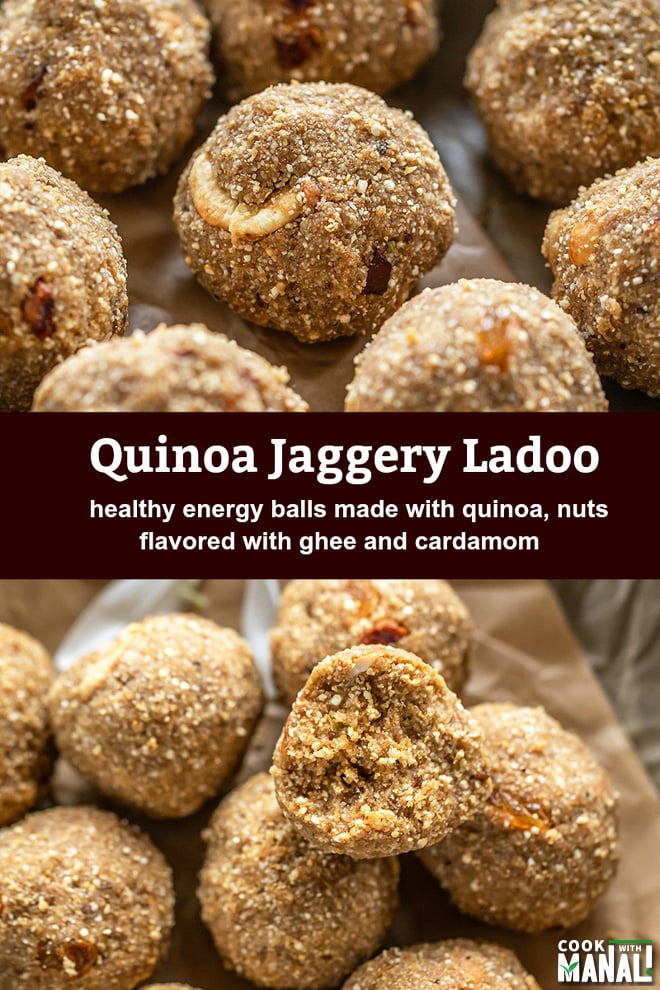 Quinoa Jaggery Ladoo - Cook With Manali
