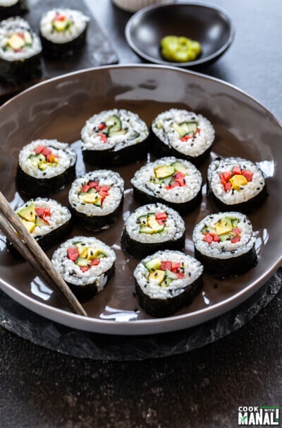 Vegan Sushi - Cook With Manali