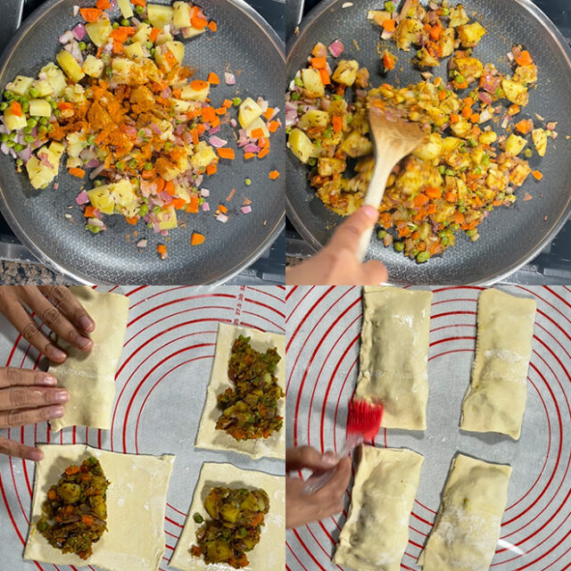 Veg Puff - Cook With Manali