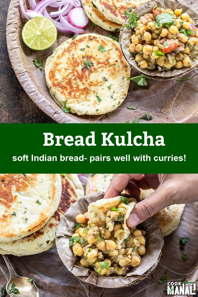 Bread Kulcha - Cook With Manali
