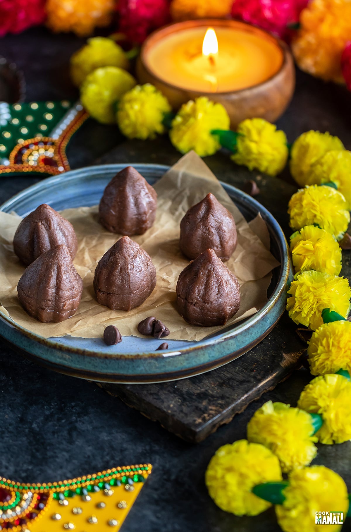 Chocolate Modak - Cook With Manali