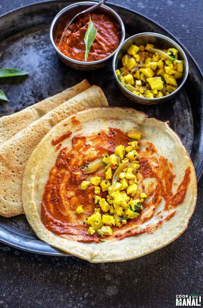 Crispy Moong Dal Dosa (Gluten Free)
