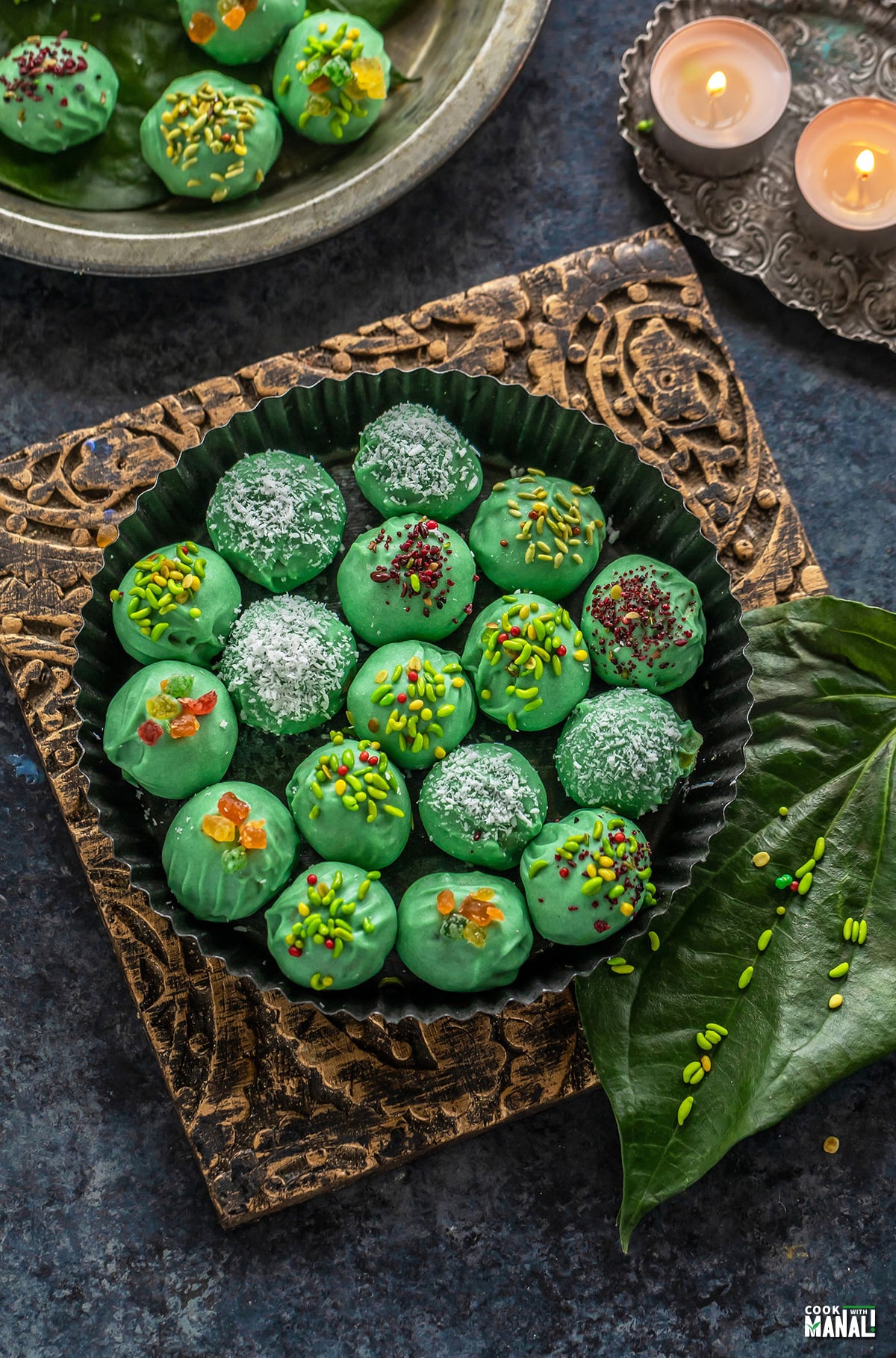 Paan Cheesecake Truffles - Cook With Manali