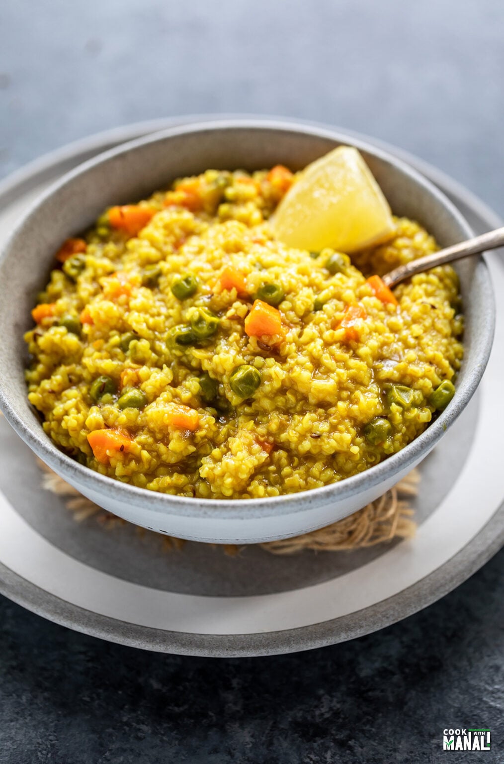 Instant Pot Vegetable Daliya (Broken Wheat Khichdi) - Cook With Manali