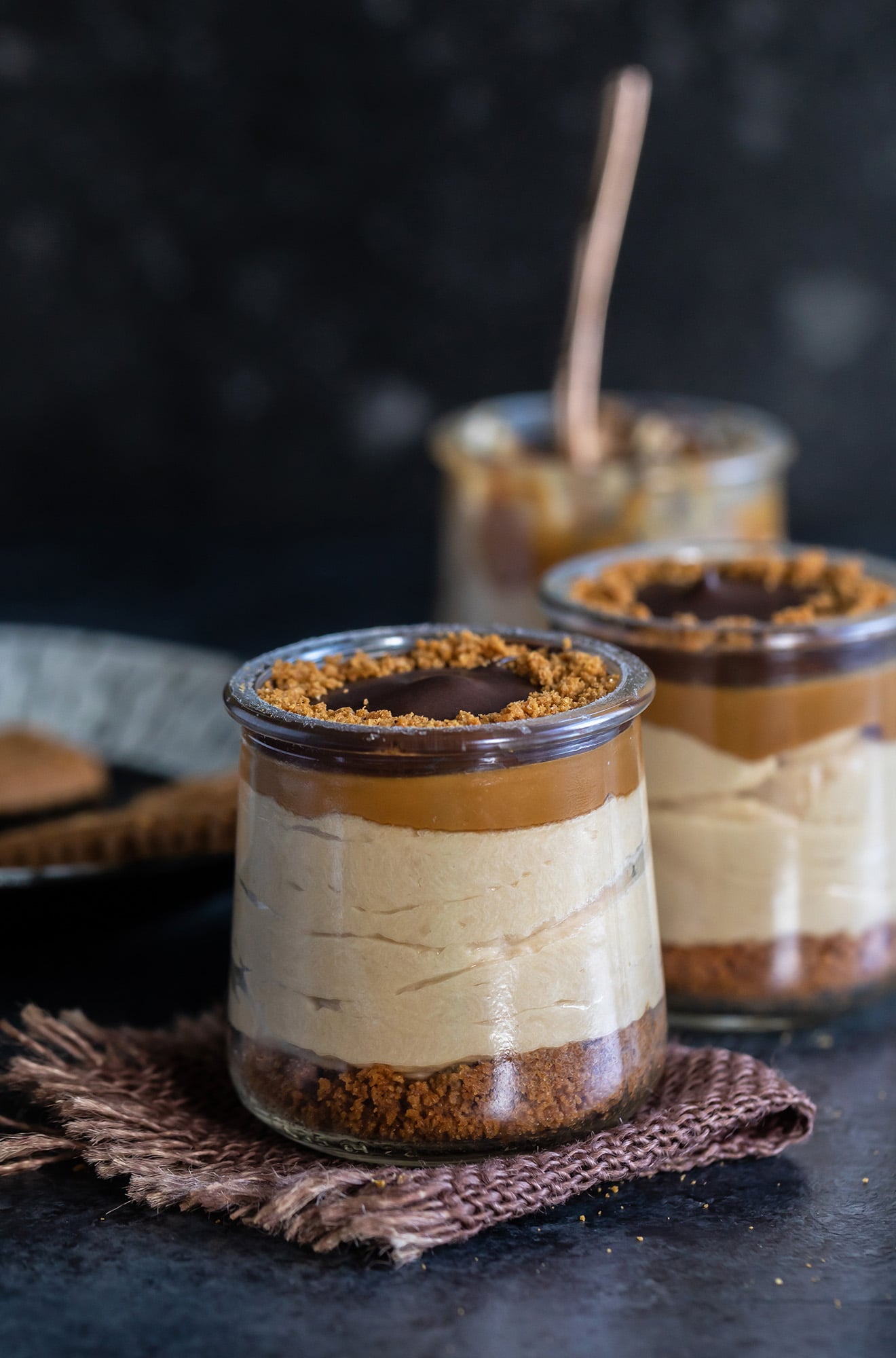 Biscoff Pudding Jars - Cook With Manali